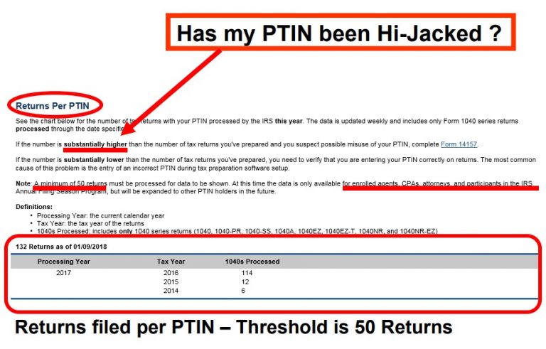 How to view return filed per PTIN - American Society of Tax Problem Solvers